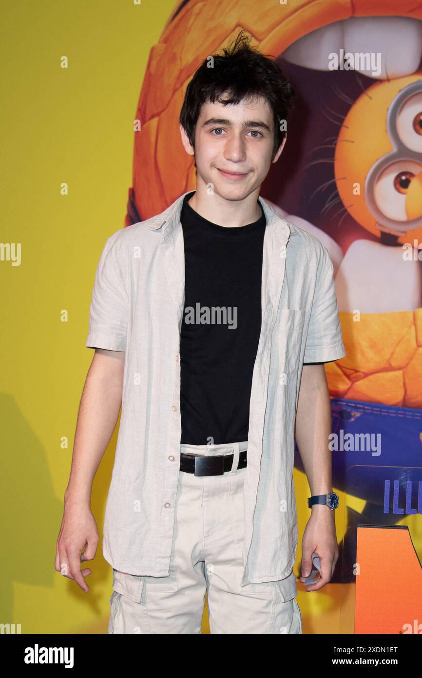 Paris, France. 21st June, 2024. Milo Machado-Graner attending the Moi ...