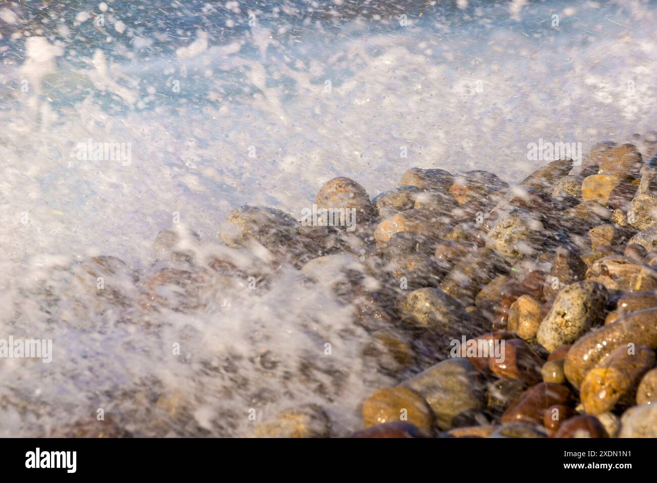 Valldemossa Port, pebble beach, Mallorca. Balearic Islands, Spain Stock ...