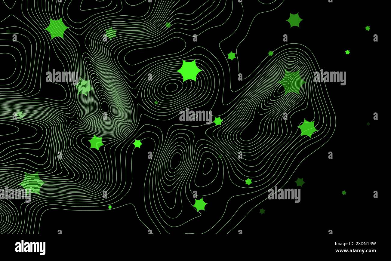 Star funky line retrofuturism. Abstract retro wave lines. Metaverse y2k ...