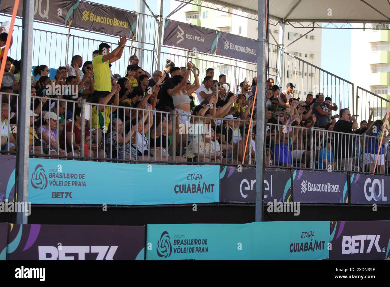 CUIABÁ, MT - 22.06.2024: CIRCUITO BRASILEIRO DE VOLEI DE PRAIA - Brazilian Beach Volleyball ...