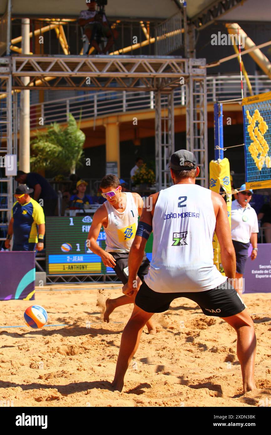 CUIABÁ, MT - 22.06.2024: CIRCUITO BRASILEIRO DE VOLEI DE PRAIA ...