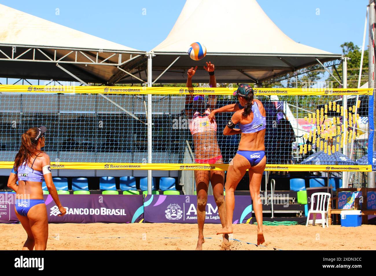 CUIABÁ, MT - 22.06.2024: CIRCUITO BRASILEIRO DE VOLEI DE PRAIA - Brazilian Beach Volleyball ...