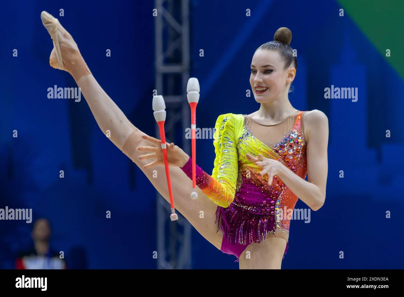 VARFOLOMEEV Darja (Ger) during Finals Clubs of FIG Rhythmic Gymnastics World Cup, at Unipol ...