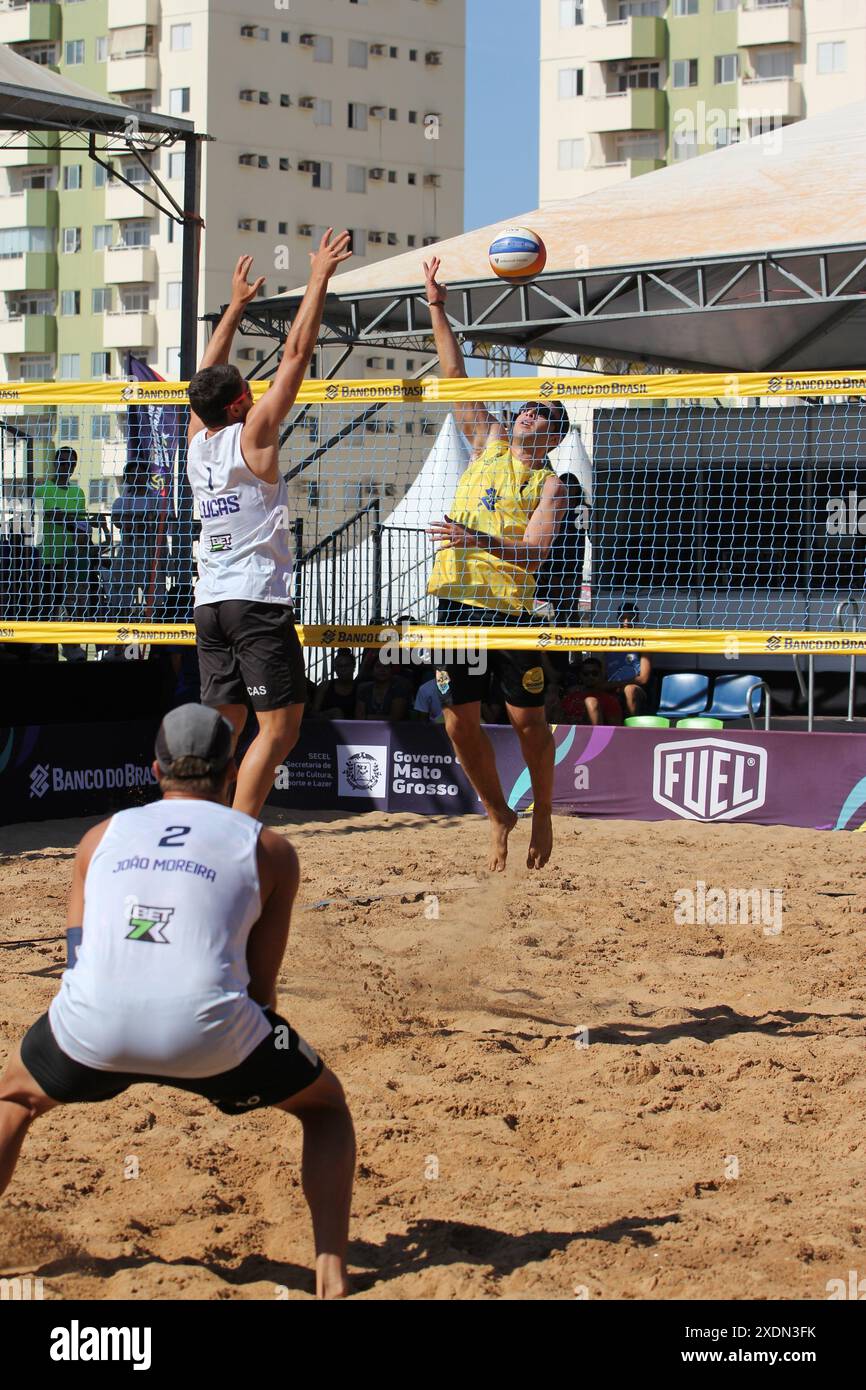 CUIABÁ, MT - 22.06.2024: CIRCUITO BRASILEIRO DE VOLEI DE PRAIA ...