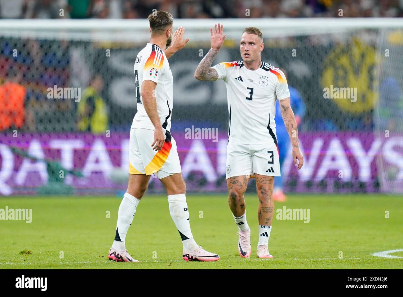 Niclas Fullkrug of Germany celebrates the 1-1 during the UEFA Euro 2024 ...