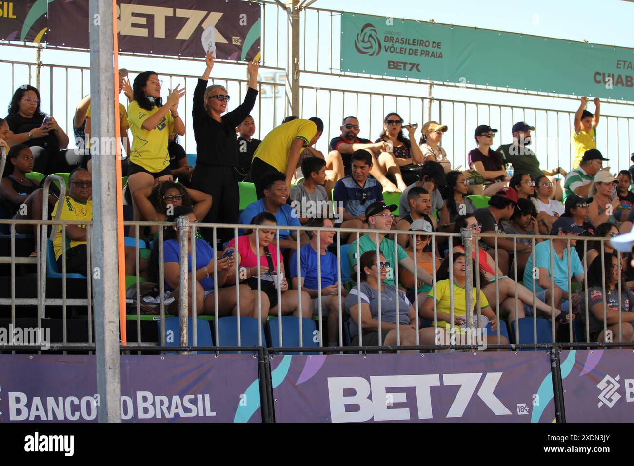 CUIABÁ, MT - 22.06.2024: CIRCUITO BRASILEIRO DE VOLEI DE PRAIA - Brazilian Beach Volleyball ...