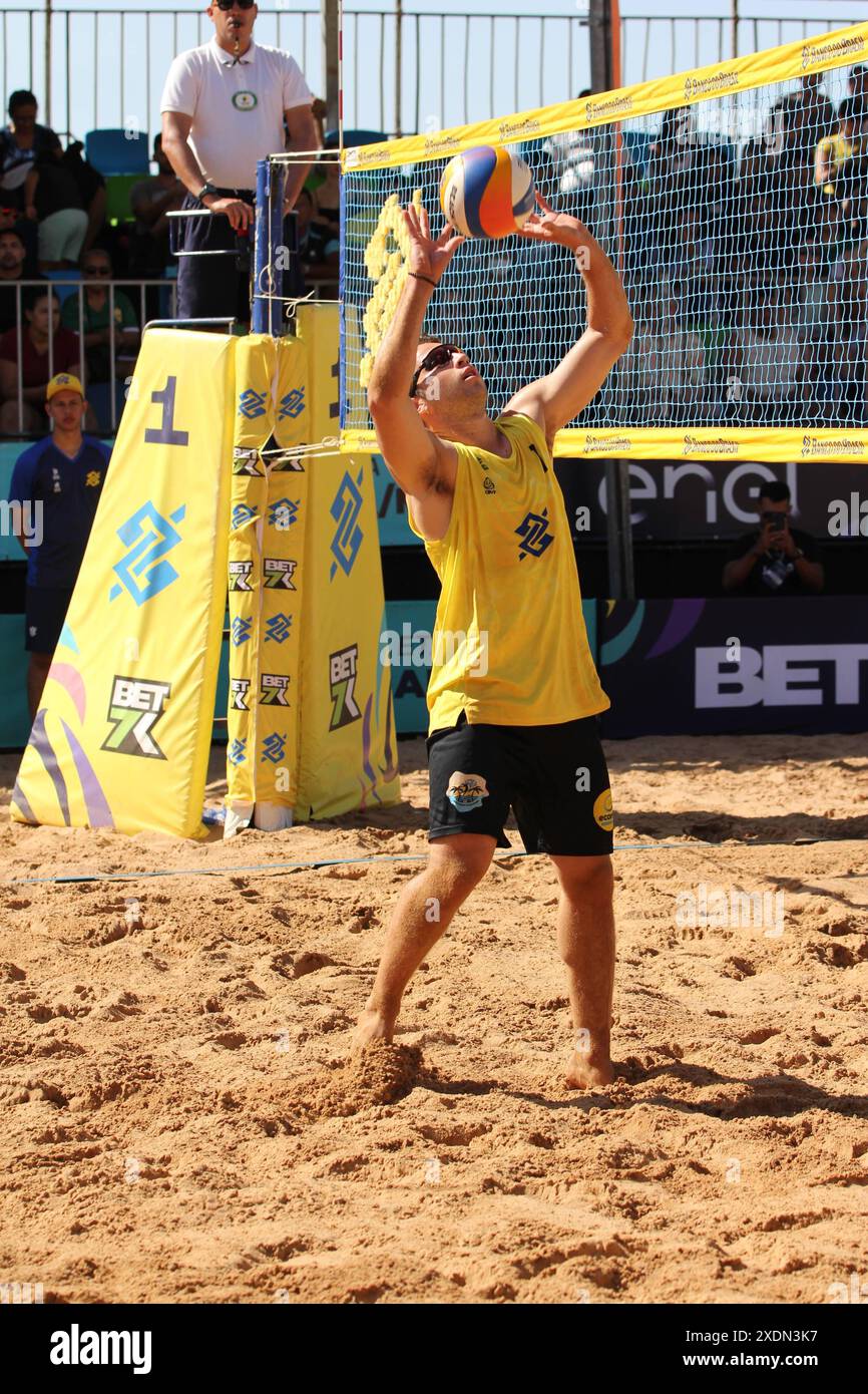 CUIABÁ, MT - 22.06.2024: CIRCUITO BRASILEIRO DE VOLEI DE PRAIA ...
