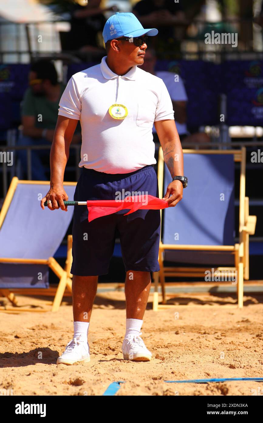 CUIABÁ, MT - 22.06.2024: CIRCUITO BRASILEIRO DE VOLEI DE PRAIA - Brazilian Beach Volleyball ...