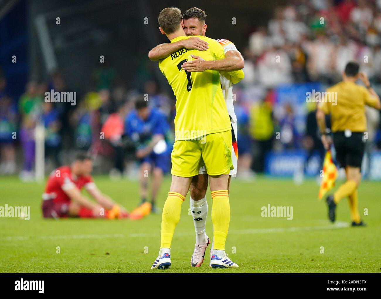 Manuel Neuer with Niclas Fullkrug of Germany during the UEFA Euro 2024 ...