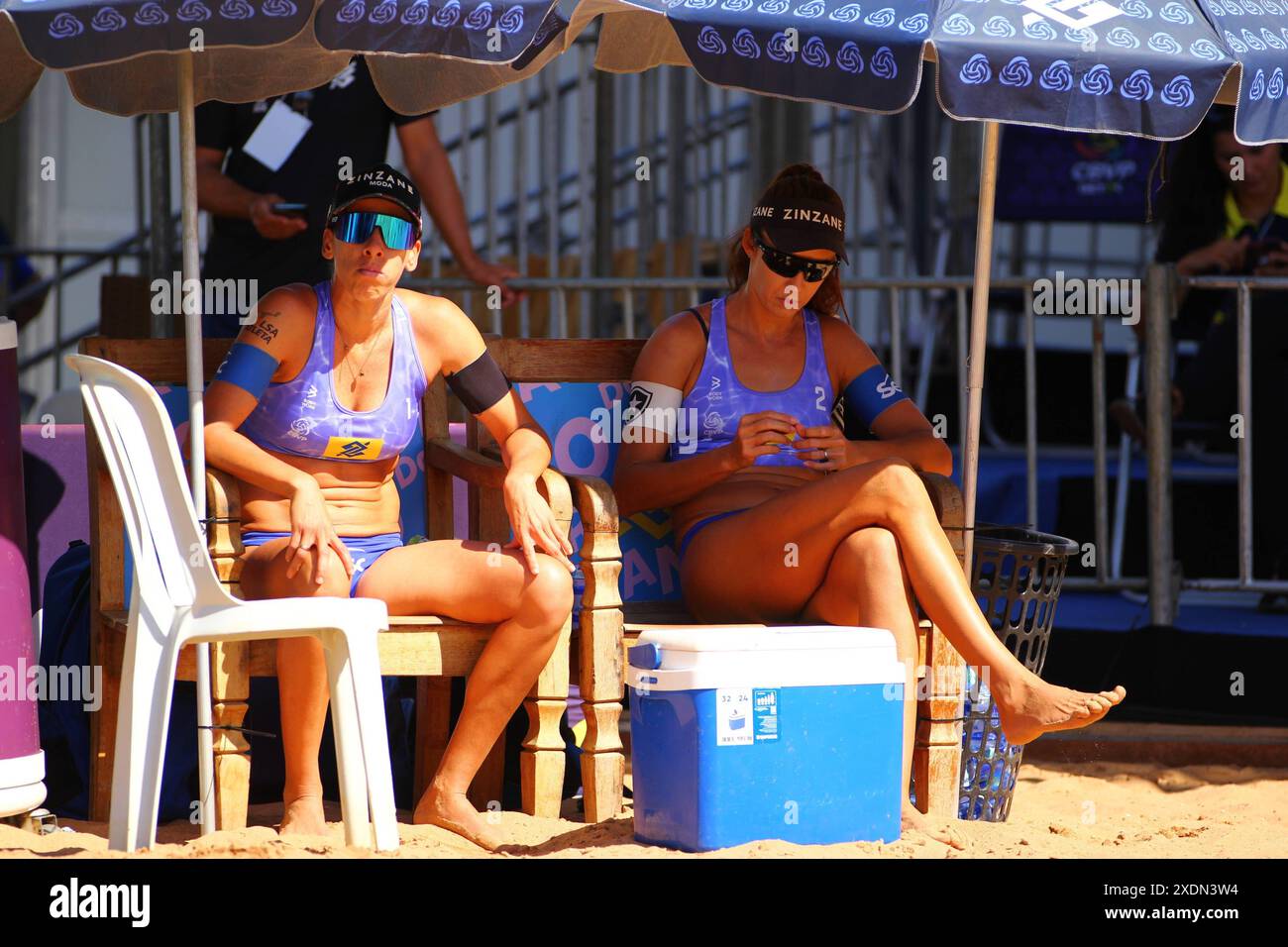 CUIABÁ, MT - 22.06.2024: CIRCUITO BRASILEIRO DE VOLEI DE PRAIA - Brazilian Beach Volleyball ...