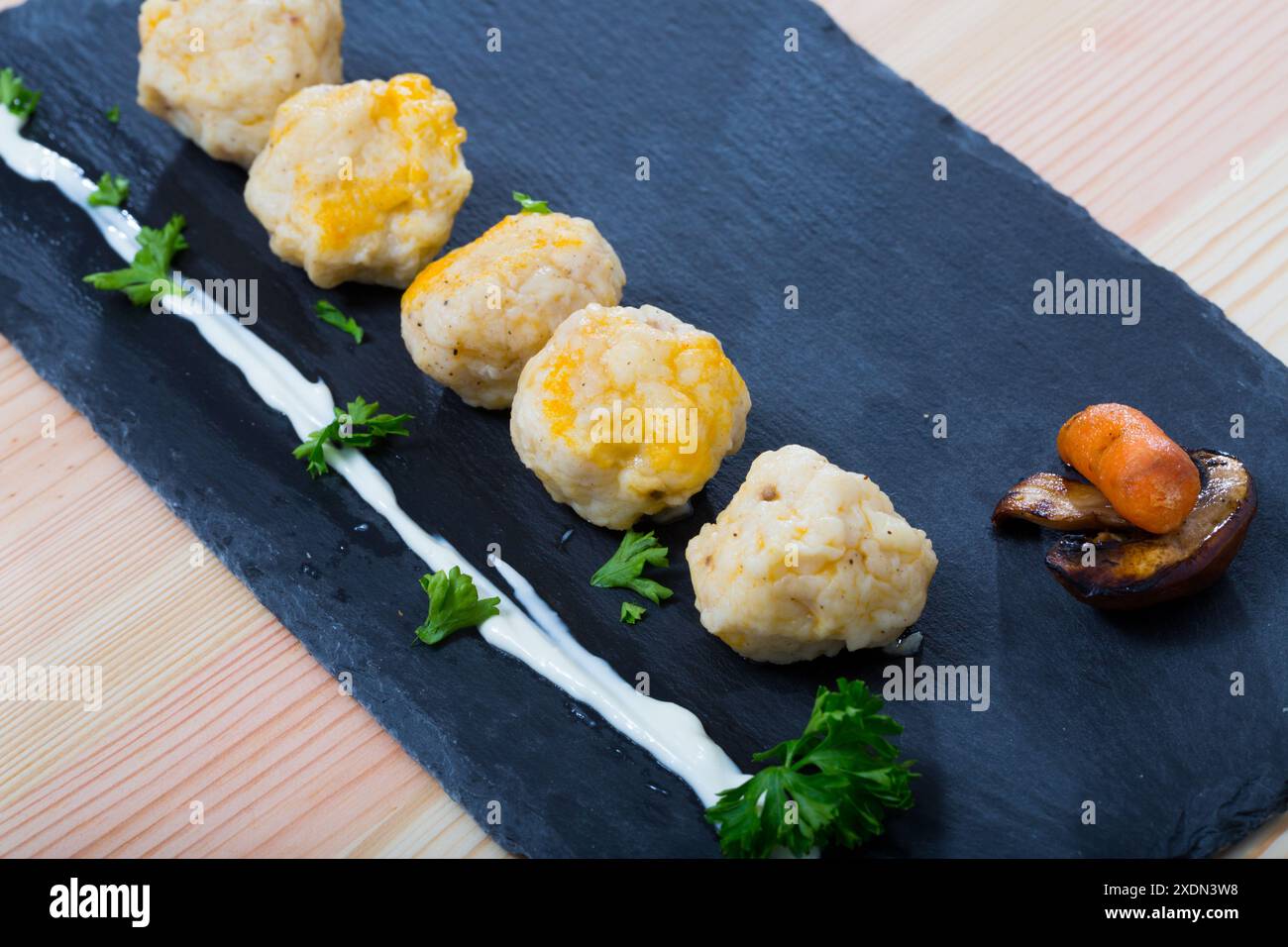 Norwegian fish balls Stock Photo - Alamy