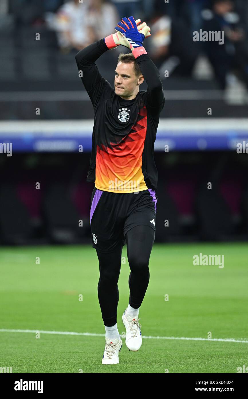 Frankfurt, Germany. 24 June, 2024. Manuel Neuer of Germany during the ...
