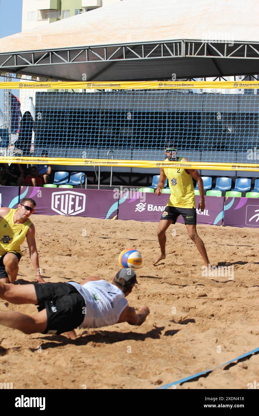 CUIABÁ, MT - 22.06.2024: CIRCUITO BRASILEIRO DE VOLEI DE PRAIA ...
