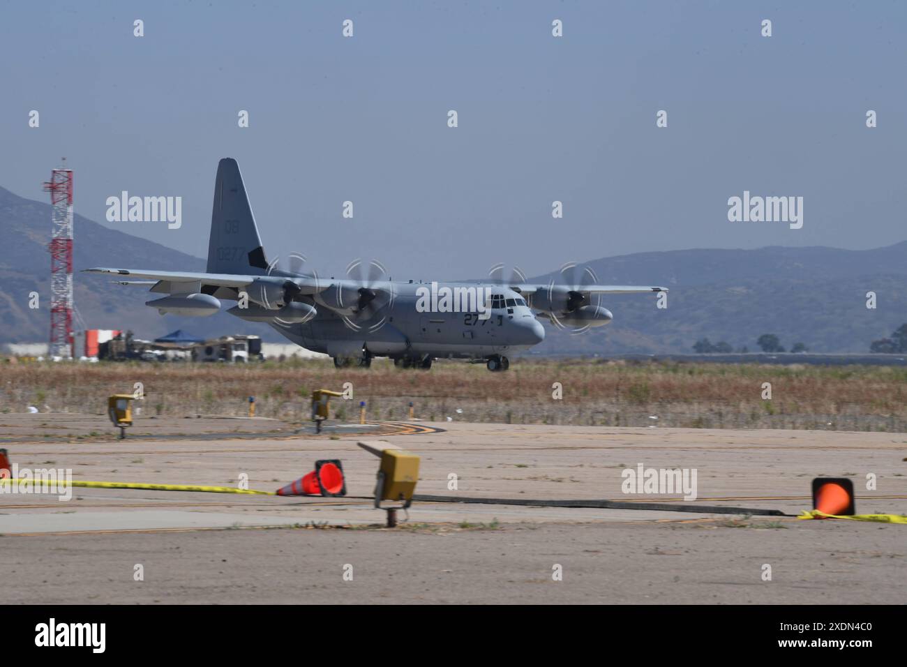 United States Marine Corps C-130J from VMGR352, The Raiders, on a ...