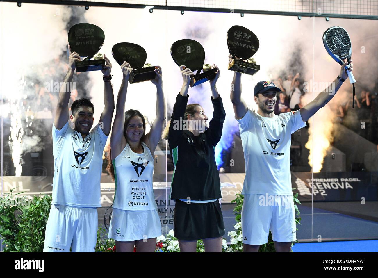 Federico Chingotto, Paula Josemaria Martin, Ariana Sanchez Fallada and ...