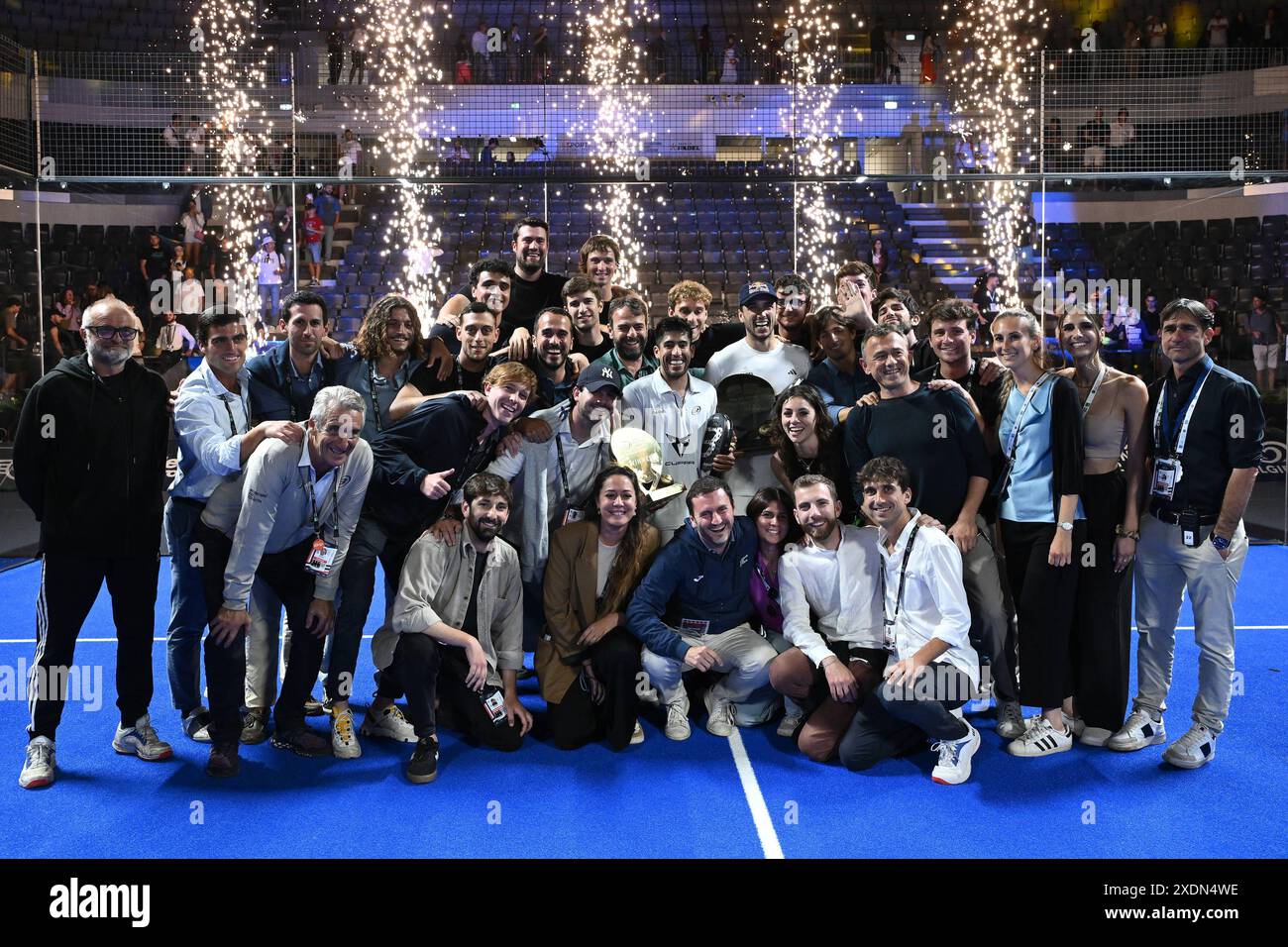 Federico Chingotto and Alejandro Galan the winners during the awards ...