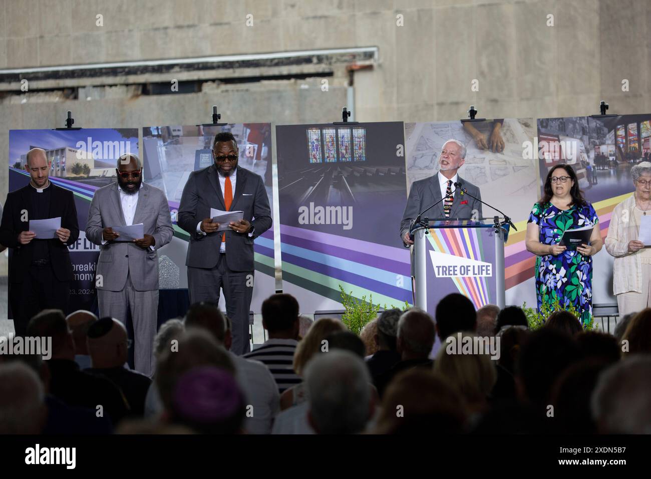 Rabbi Jeffrey Myers, center, Tree of Life congregation and a 10/27 ...