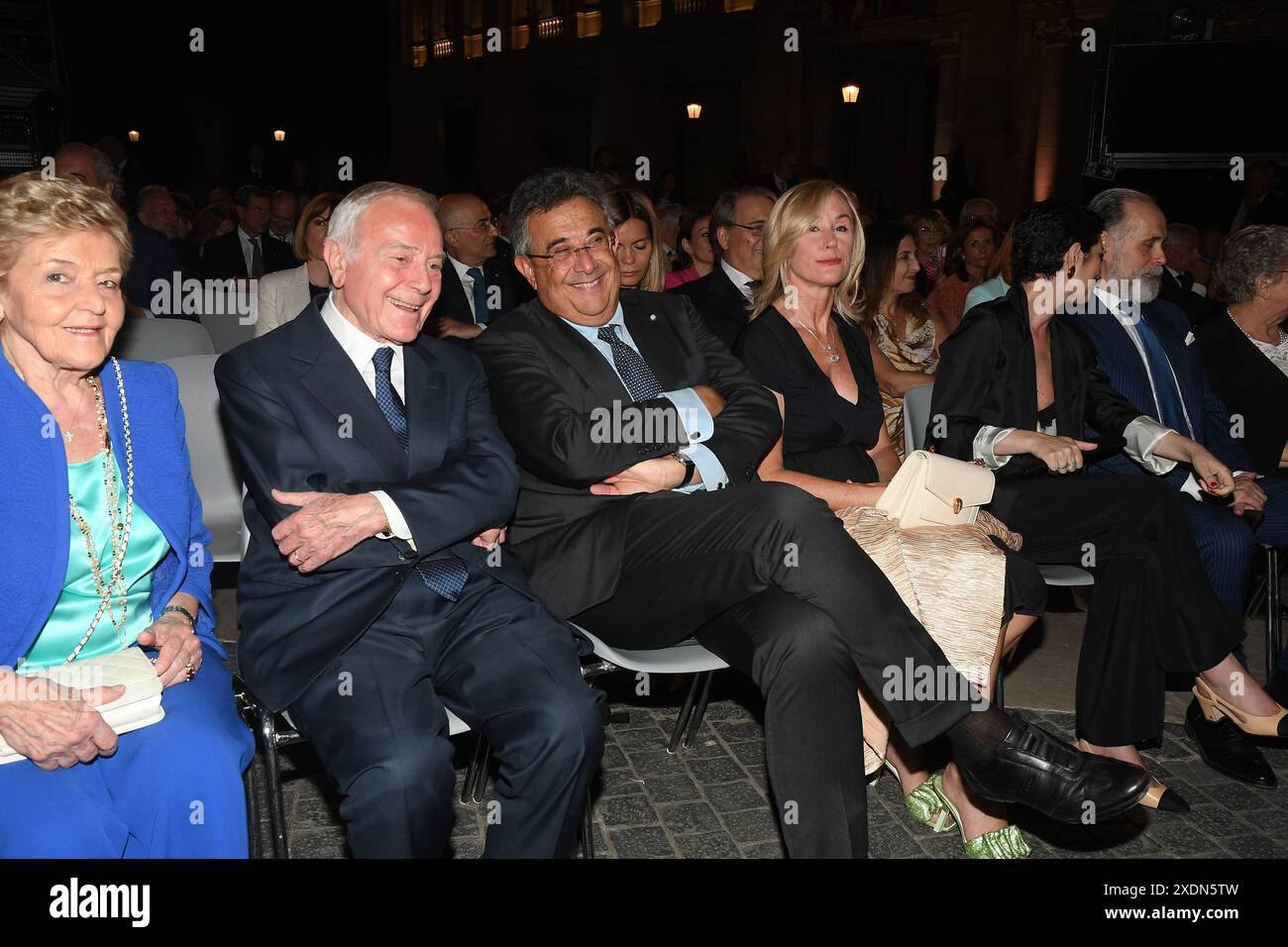 Rome, Piazza del Campidoglio "Premio Biagio Agnes 2024", In the photo ...