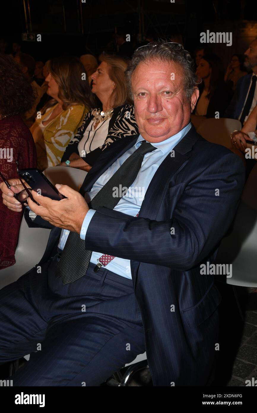 Rome, Piazza del Campidoglio "Premio Biagio Agnes 2024", In the photo ...