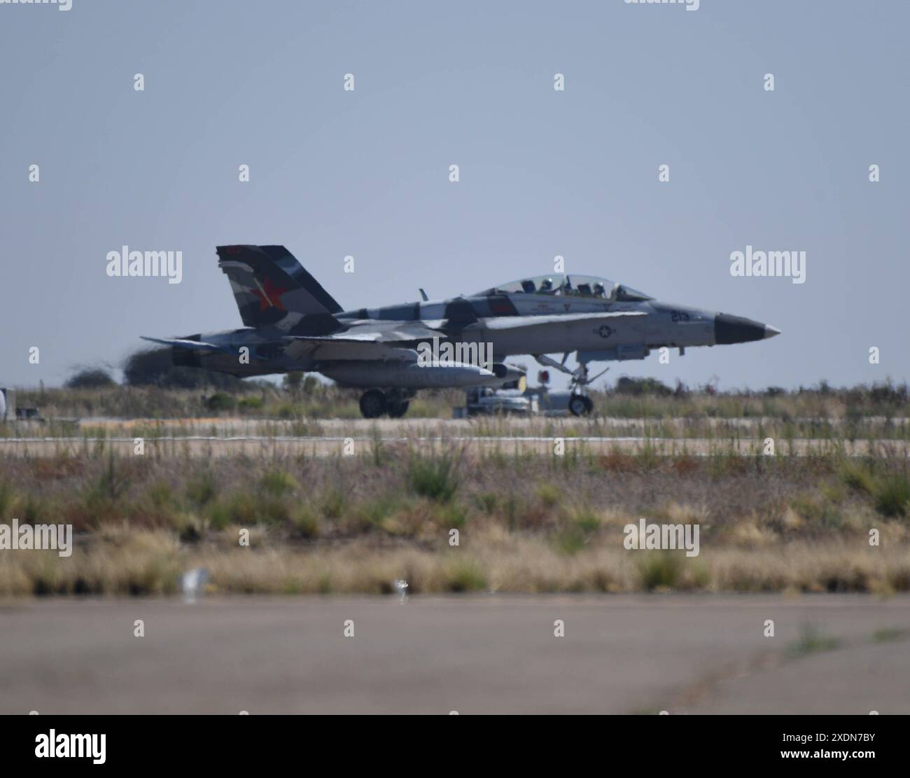 United States Marine Corps F/A-18D takes off at MCAS Miramar in San ...