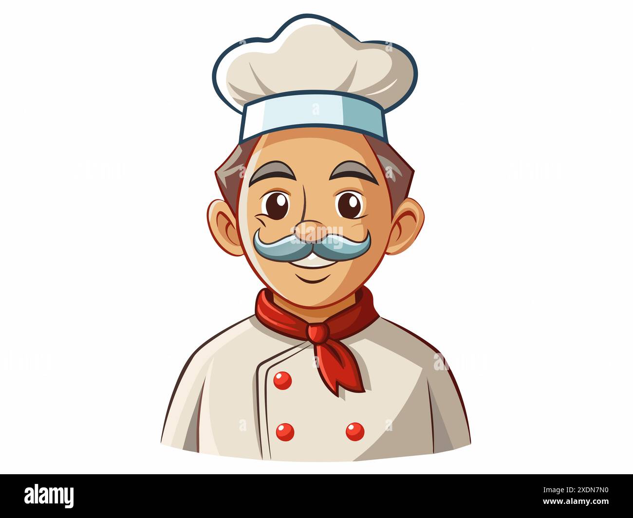 Professional caucasian male chef wearing Stock Vector Images - Alamy