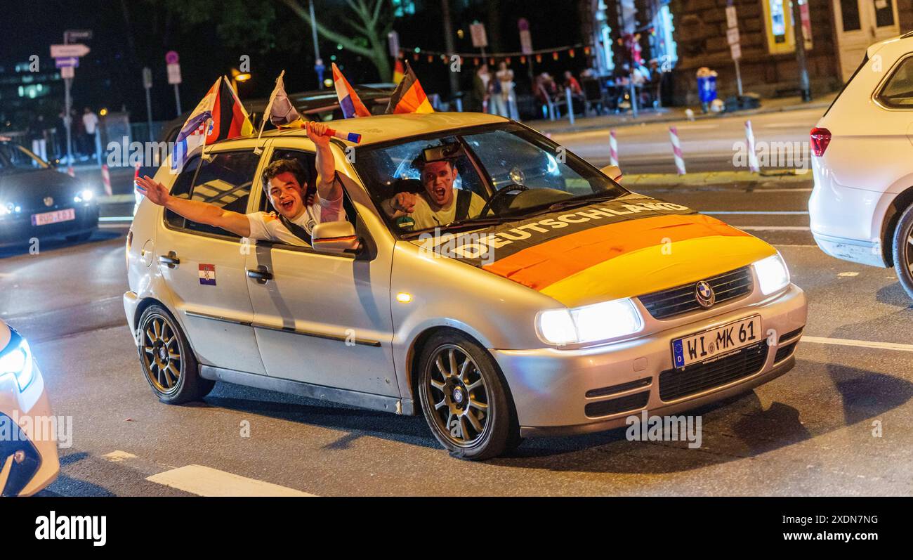 23 June 2024, Hesse, Frankfurt/Main: Soccer: European Championship ...