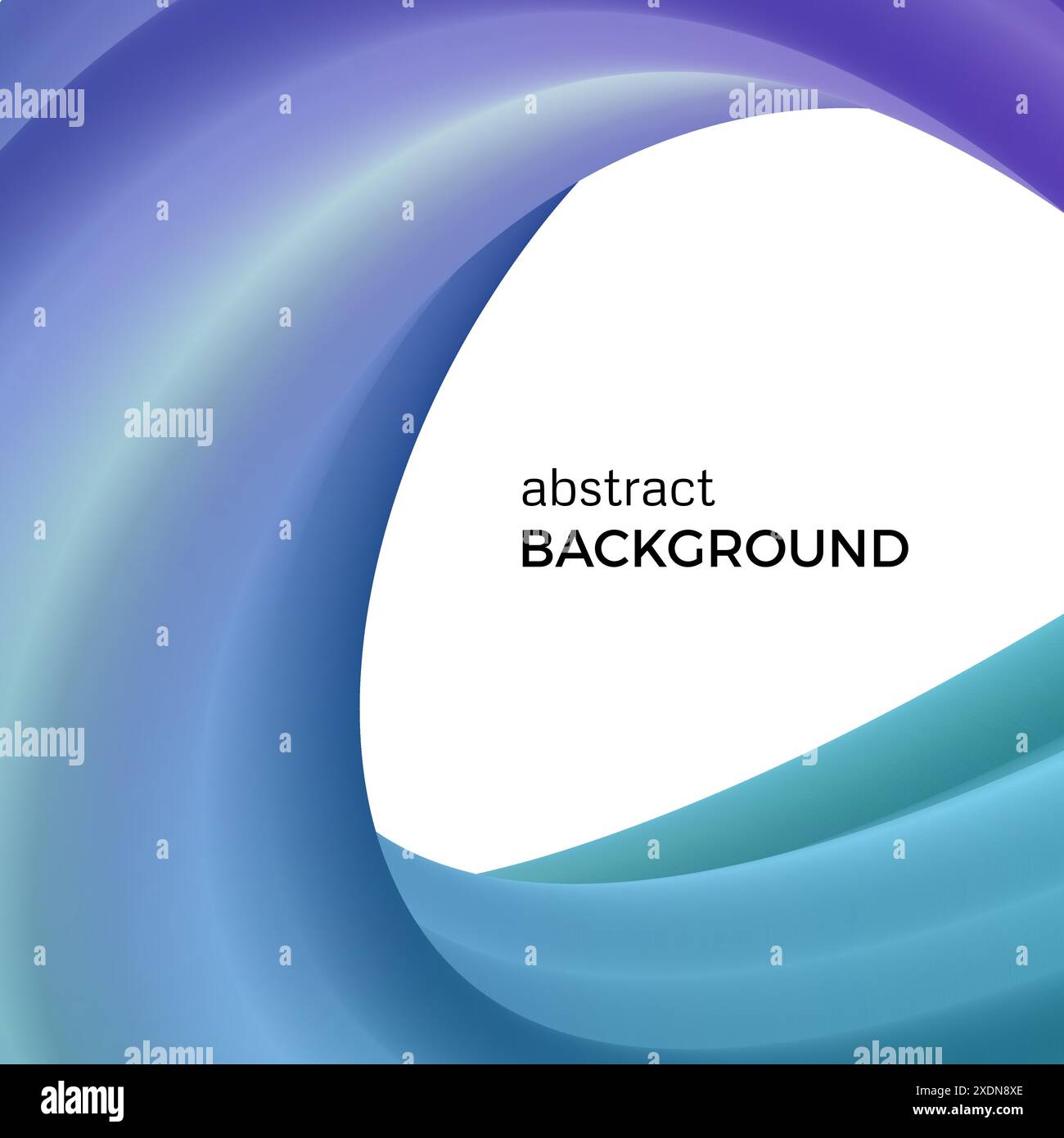 Color abstract composition of the blue watercolor waves. Vector ...