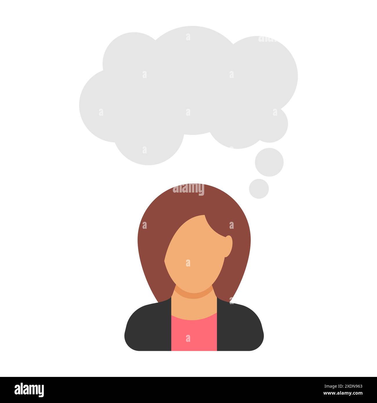 Monologue. Businesswoman says.Woman in business suit with speech bubble ...