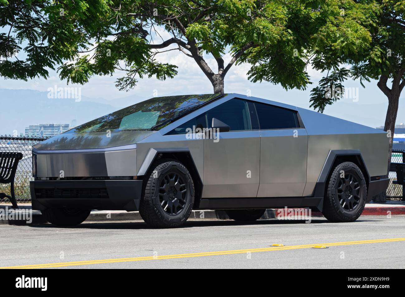 Los Angeles, California, United States - June 23, 2024: Tesla ...
