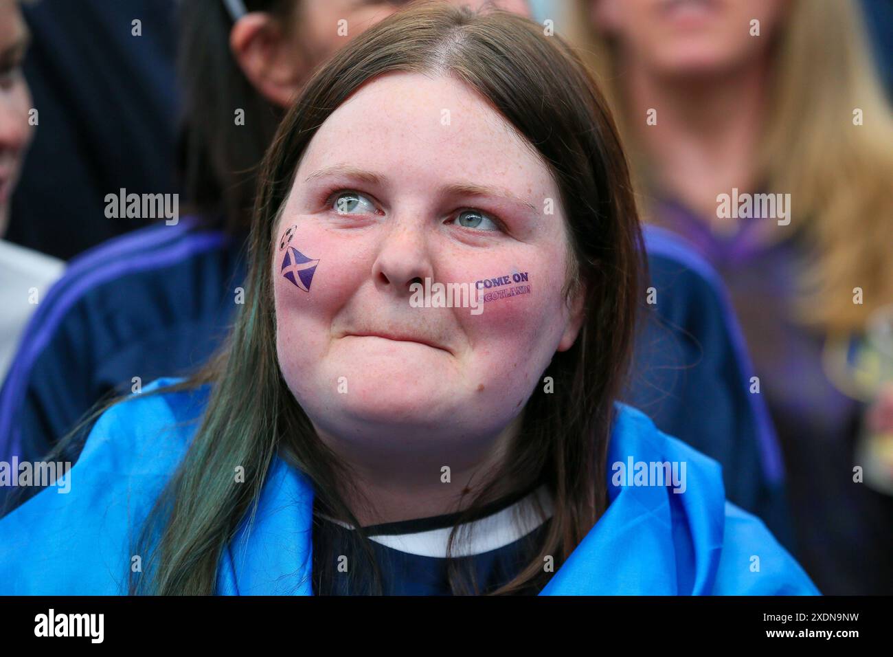 Glasgow, UK. 23rd June, 2024. In the final game of Group A, of the UEFA ...
