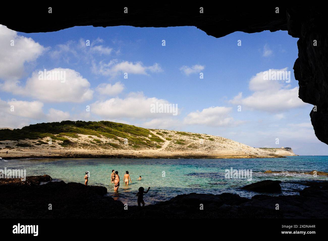 Cala Torta beach. Artà. Mallorca. Balearic Islands. Spain Stock Photo ...