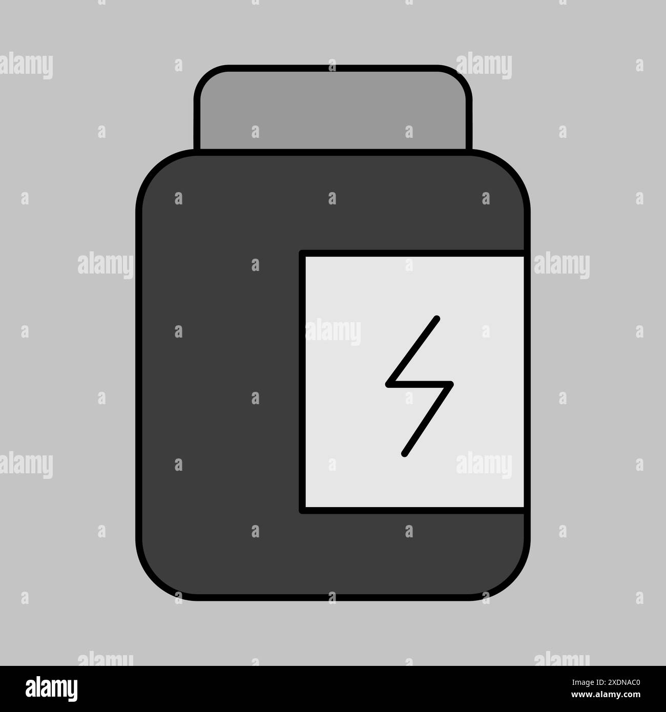 Energy supplement vector grayscale icon. Graph symbol for fitness and ...