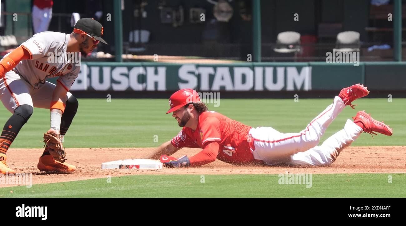 St. Louis, United States. 23rd June, 2024. St. Louis Cardinals Alec ...