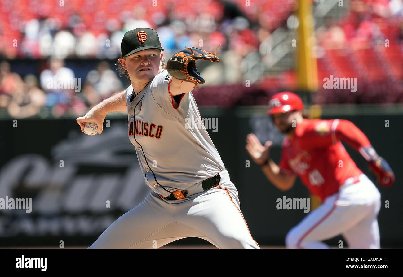 St. Louis, United States. 23rd June, 2024. St. Louis Cardinals Alec ...