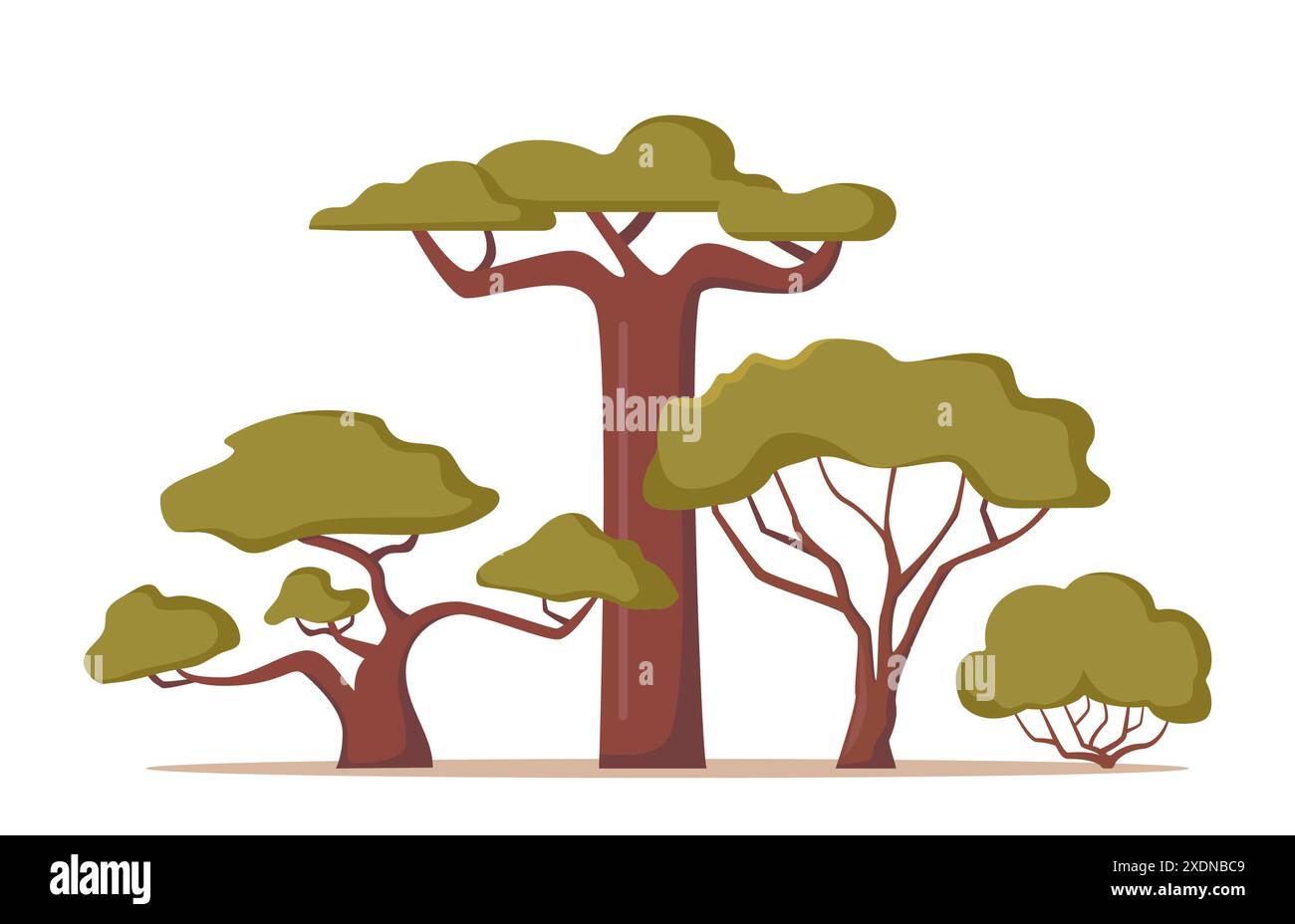 Beautiful africa scenic safari Stock Vector Images - Alamy