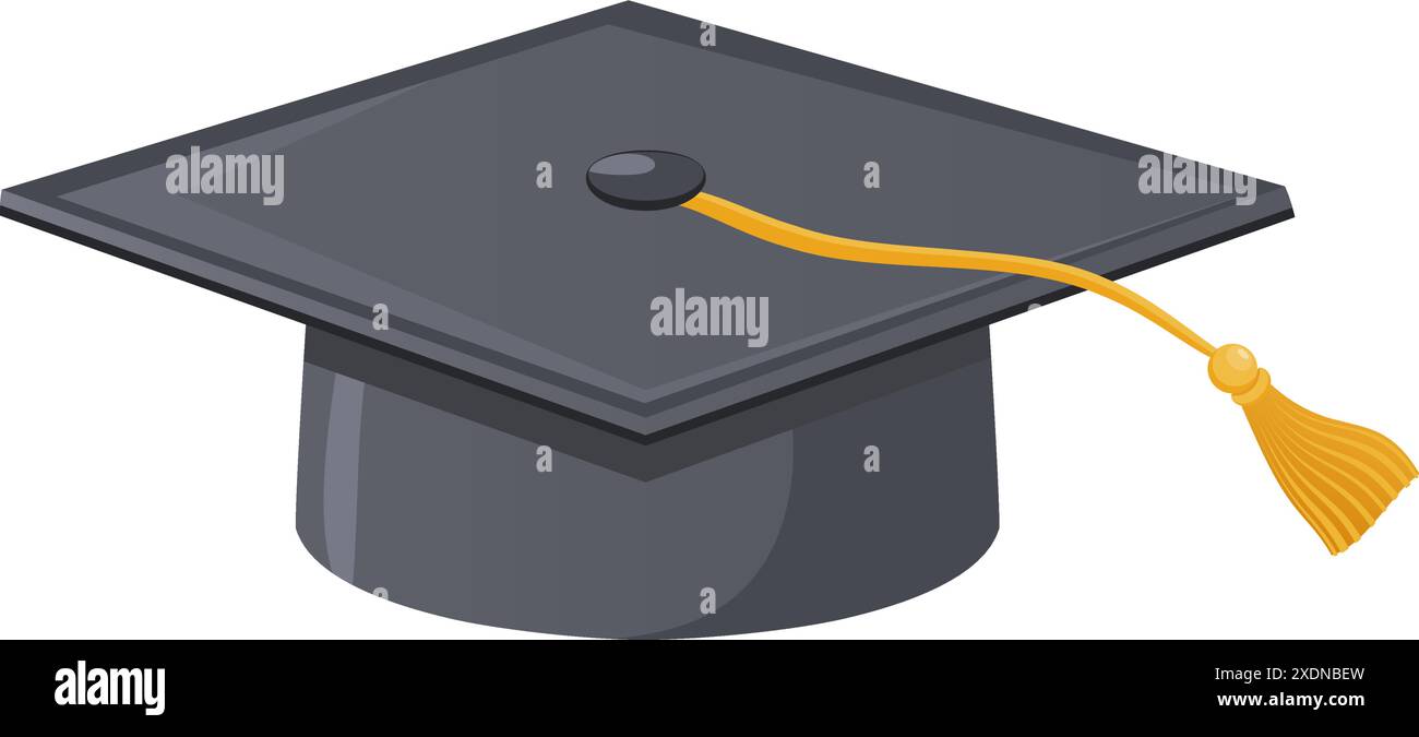 Graduate cap top Stock Vector Images - Alamy