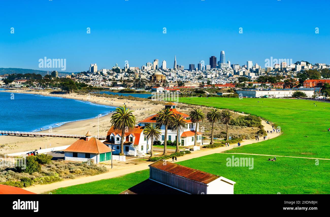 Crissy Field, a seaside park in San Francisco - California, United ...