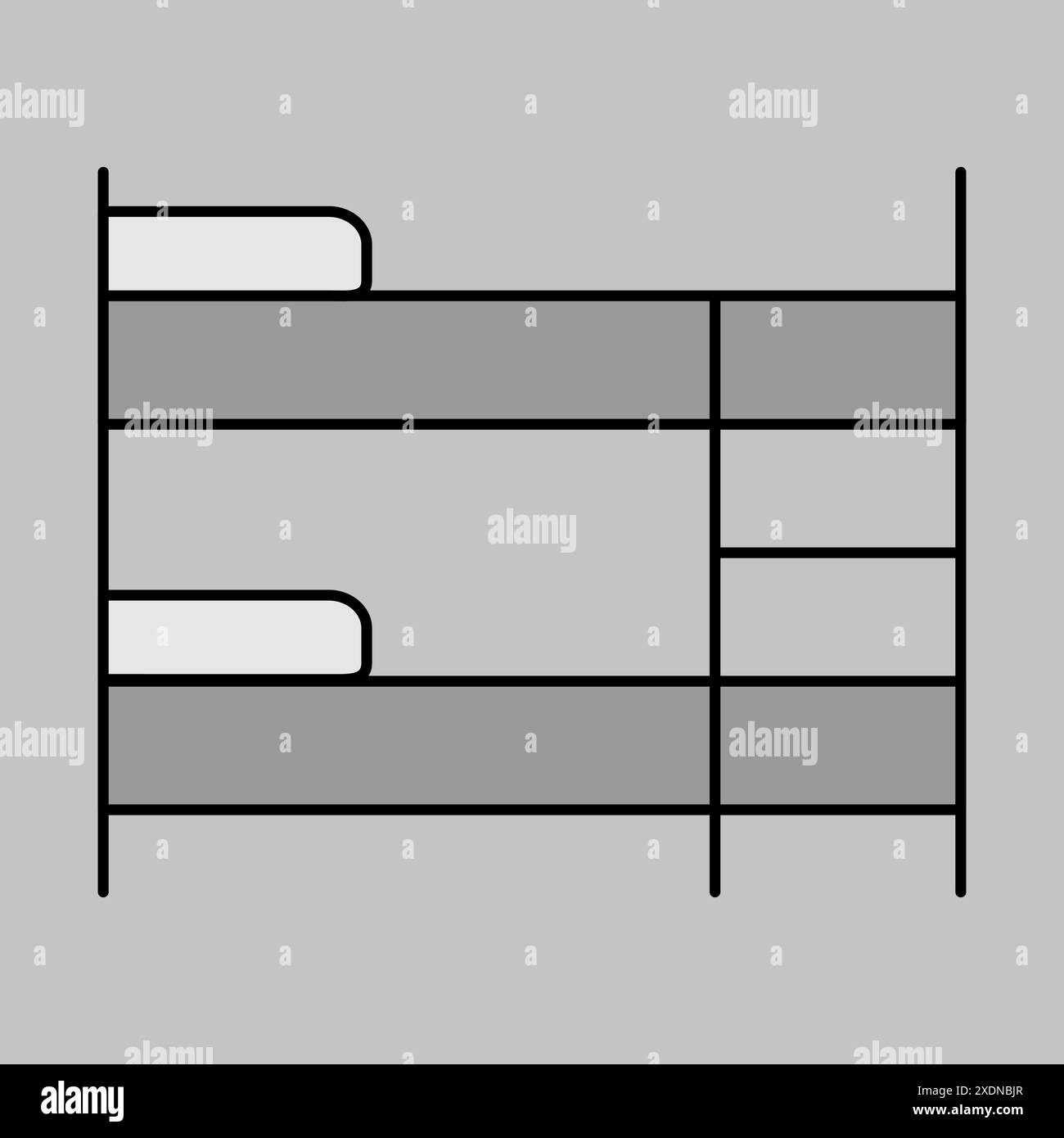 Bunk vector vectors Black and White Stock Photos & Images - Alamy