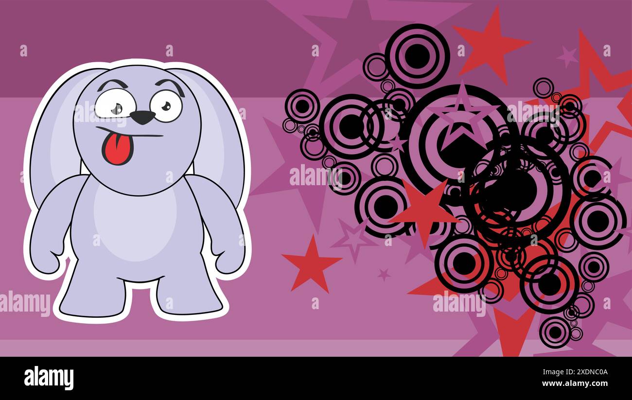 chibbi character cartoon background in vector format Stock Vector Image ...