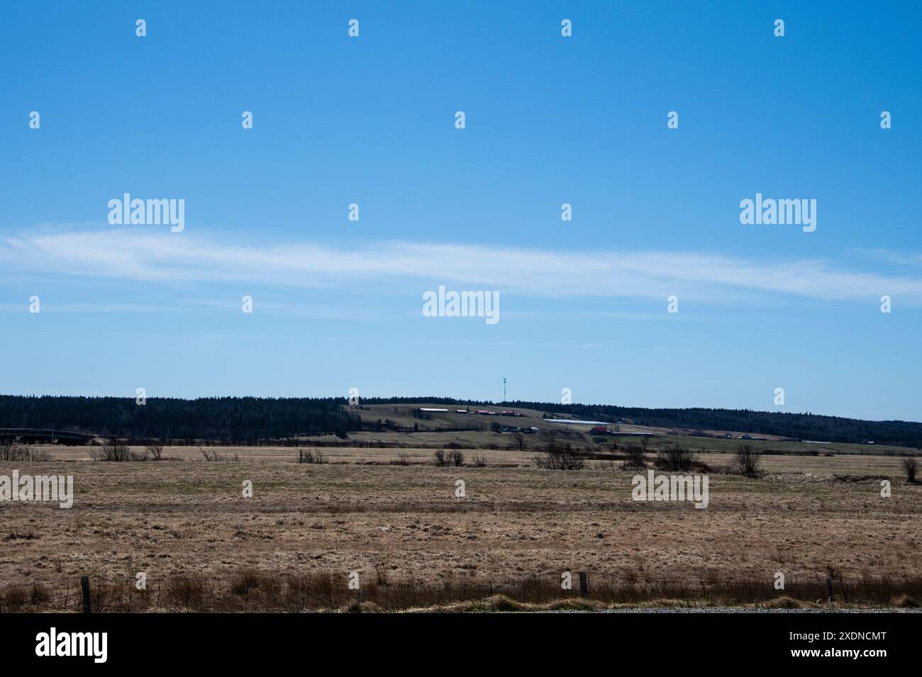 Farmland in Riverside-Albert, New Brunswick, Canada Stock Photo - Alamy