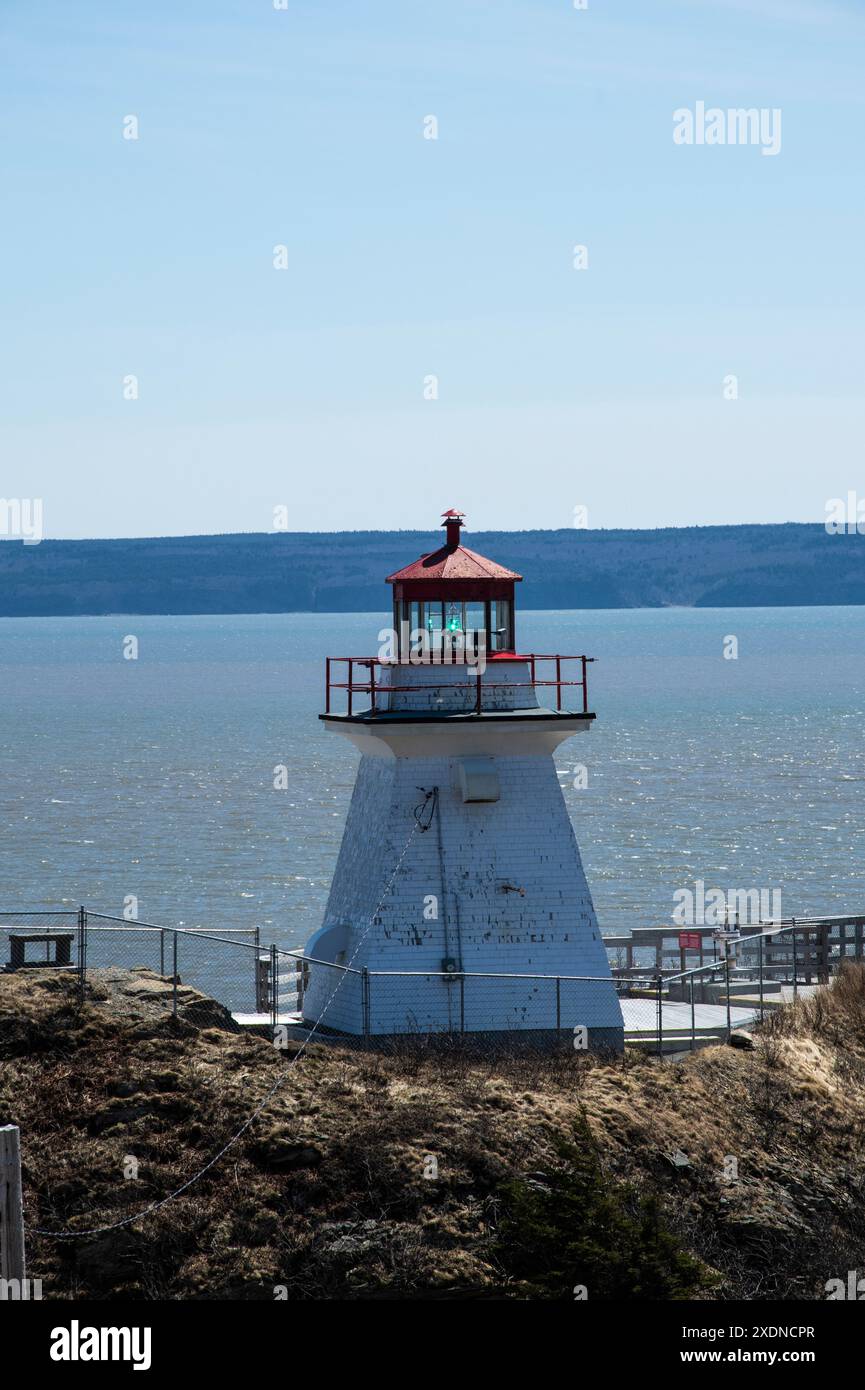Cape Enrage Lighthouse in Waterside, New Brunswick, Canada Stock Photo ...