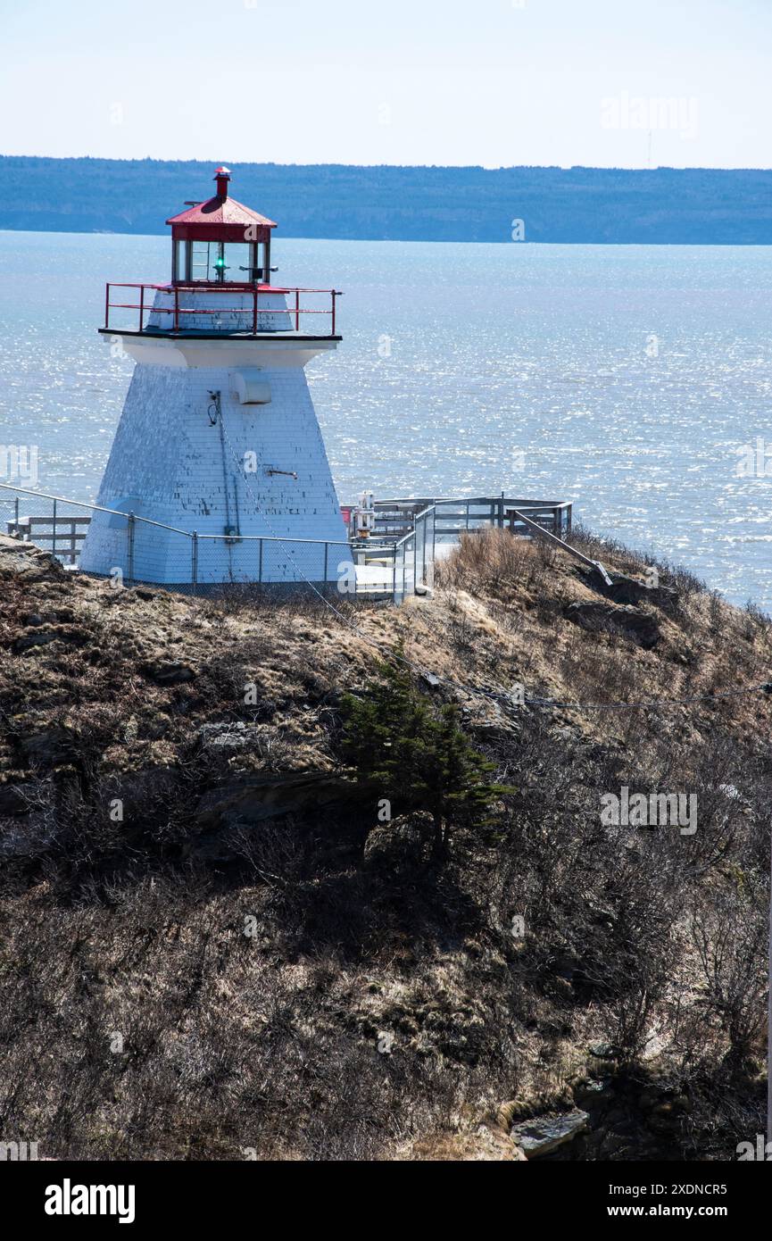 Cape Enrage Lighthouse in Waterside, New Brunswick, Canada Stock Photo ...