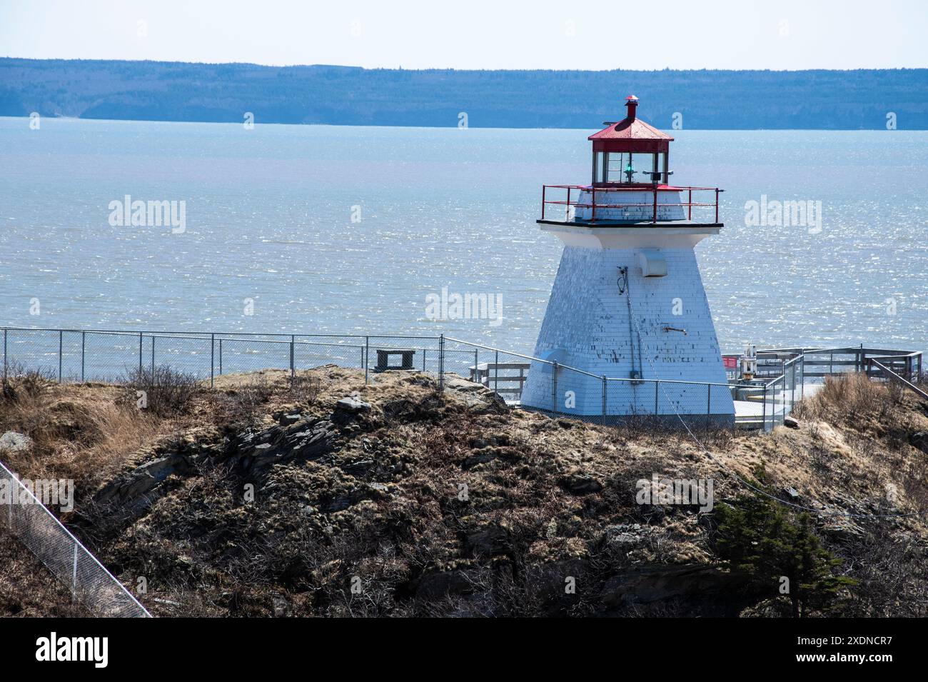 Cape Enrage Lighthouse in Waterside, New Brunswick, Canada Stock Photo ...