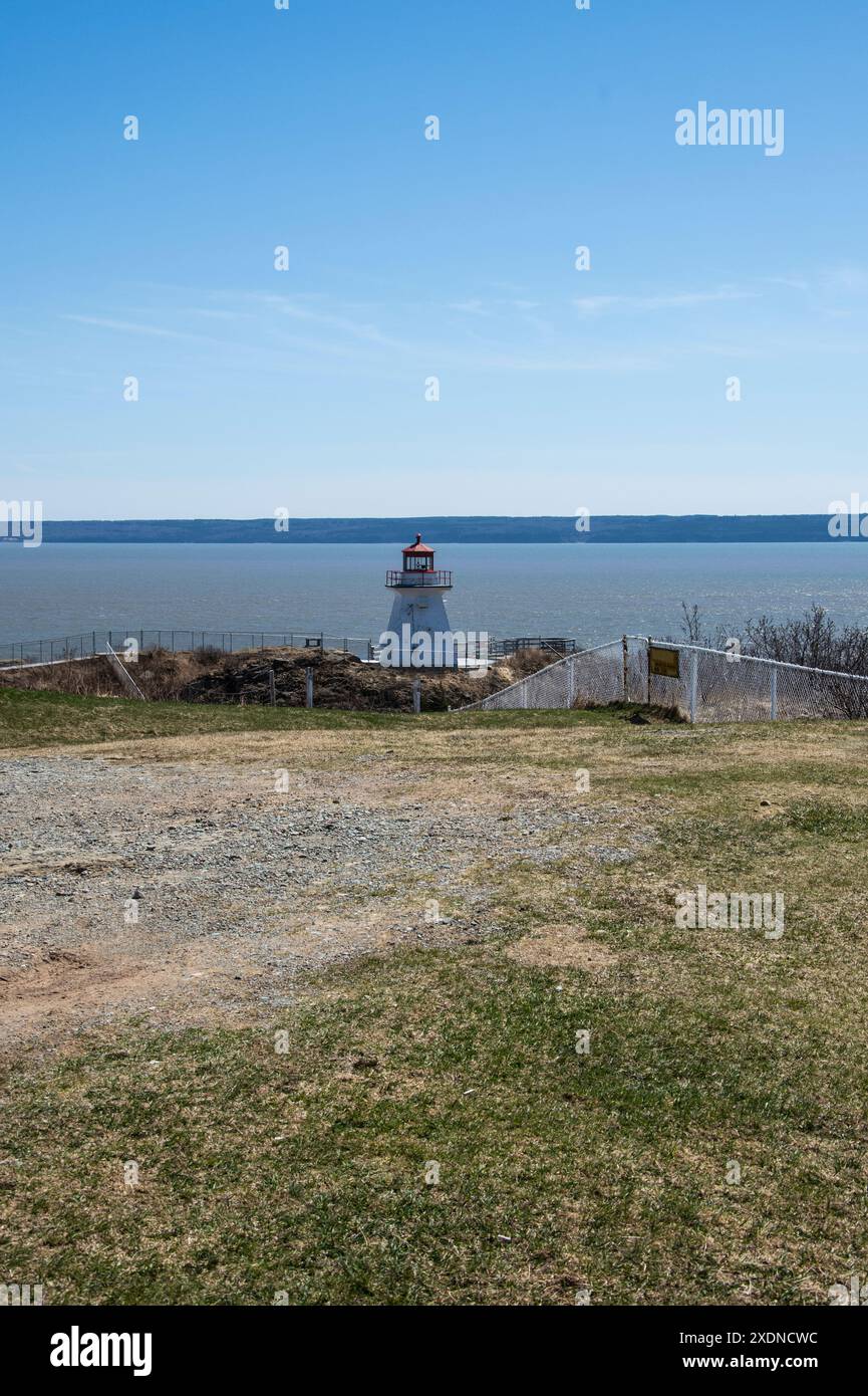 Cape Enrage Lighthouse in Waterside, New Brunswick, Canada Stock Photo ...