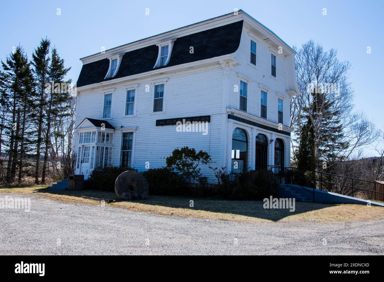 Old Bank of NB on King Street in Riverside-Albert, New Brunswick ...