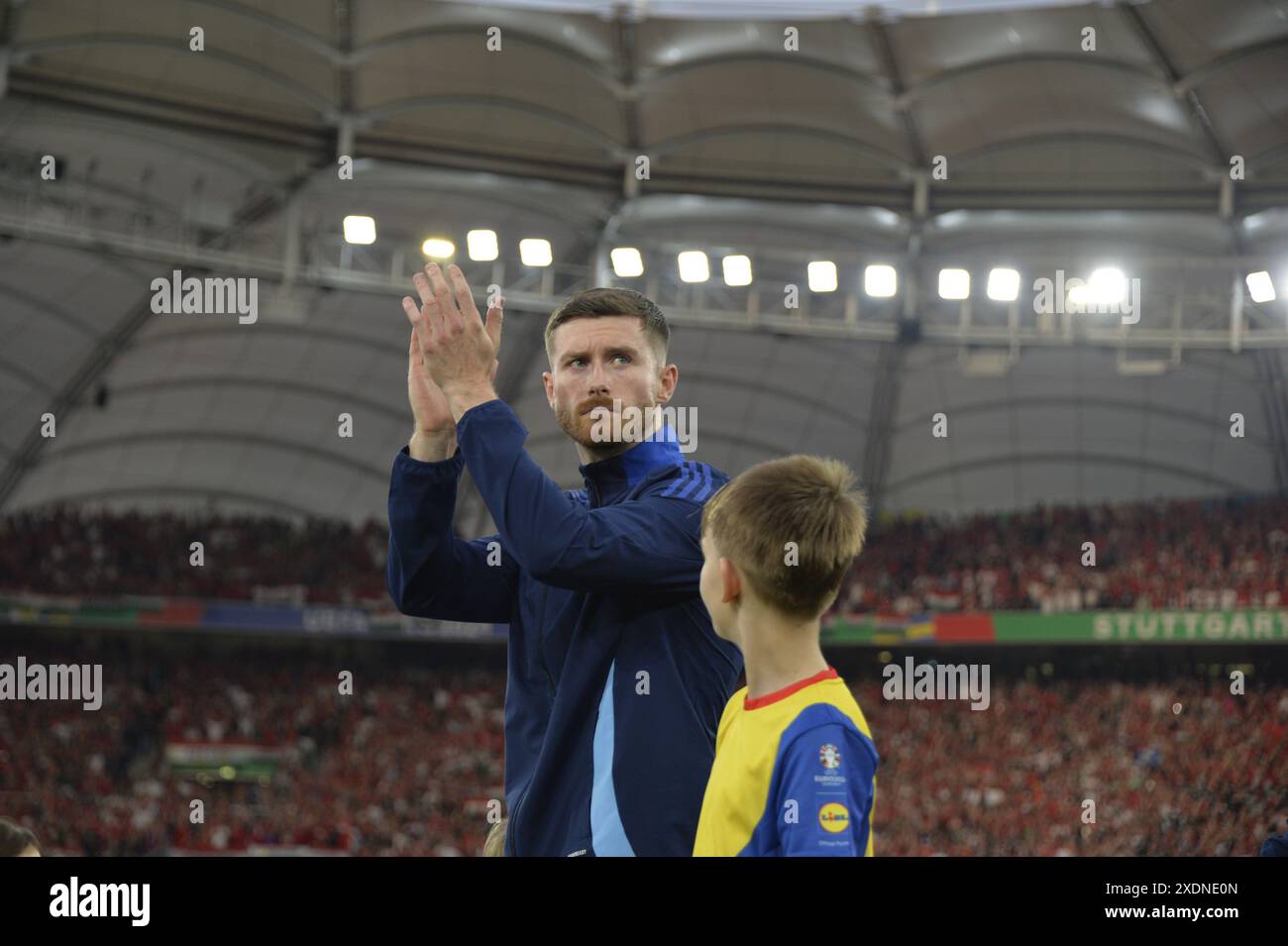 Stuttgart, Germany. 24th Jun 2024. Pre-match ceremony ahead of the ...
