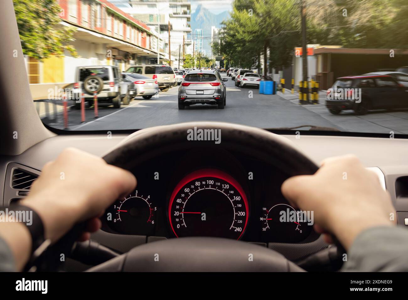 Drivers holding steering wheel hi-res stock photography and images - Alamy