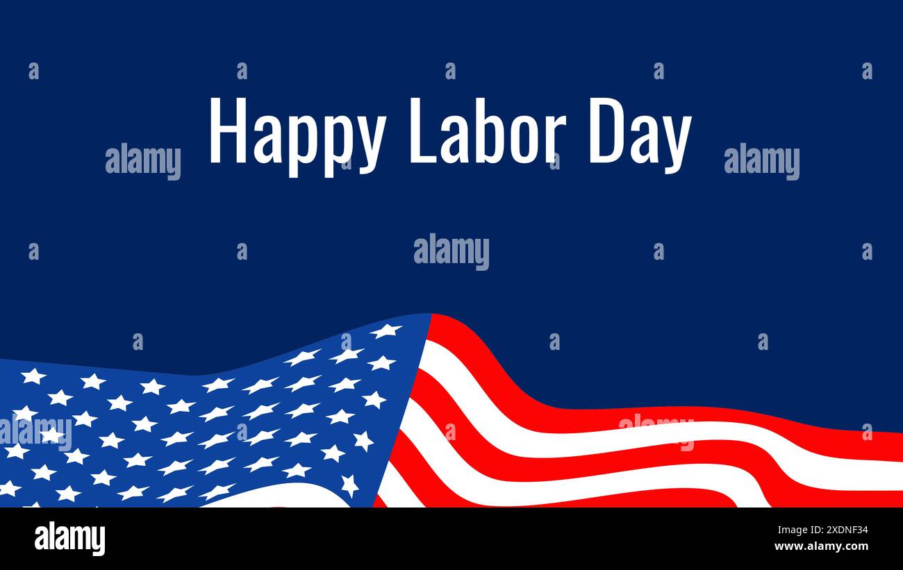 Labor Day USA. First Monday of September. Colors national flag. Concept ...