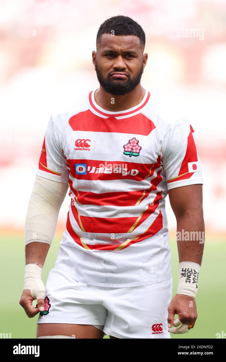 Tokyo, Japan. 22nd June, 2024. Faulua Makisi (JPN) Rugby : Lipovitan D ...