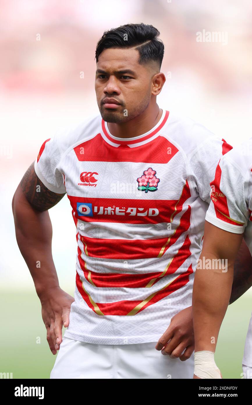 Tokyo, Japan. 22nd June, 2024. Samisoni Tua (JPN) Rugby : Lipovitan D ...